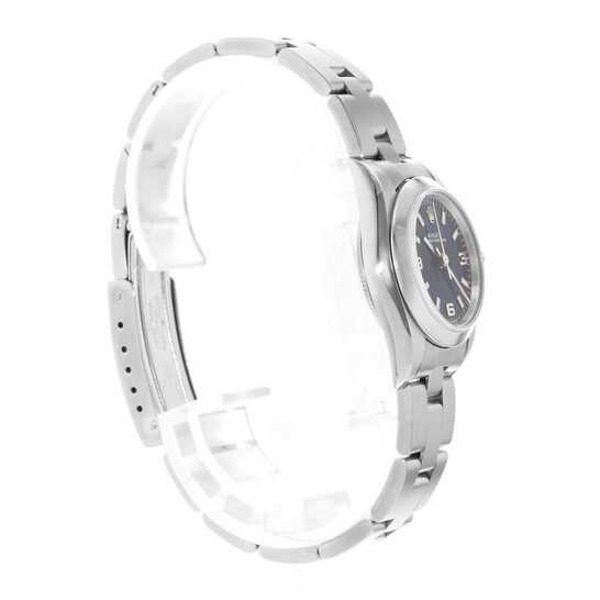 Rolex Pre-owned Rolex Oyster Perpetual 24 Automatic Chronometer Blue ...