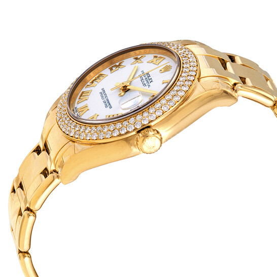 Rolex Pre-owned Rolex Pearlmaster Automatic Chronometer Diamond White ...