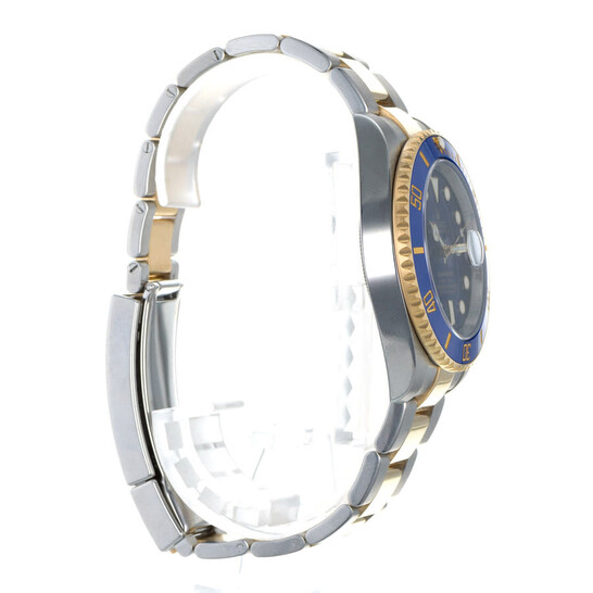 Rolex Pre-owned Rolex Submariner Automatic Chronometer Blue Dial Men's ...