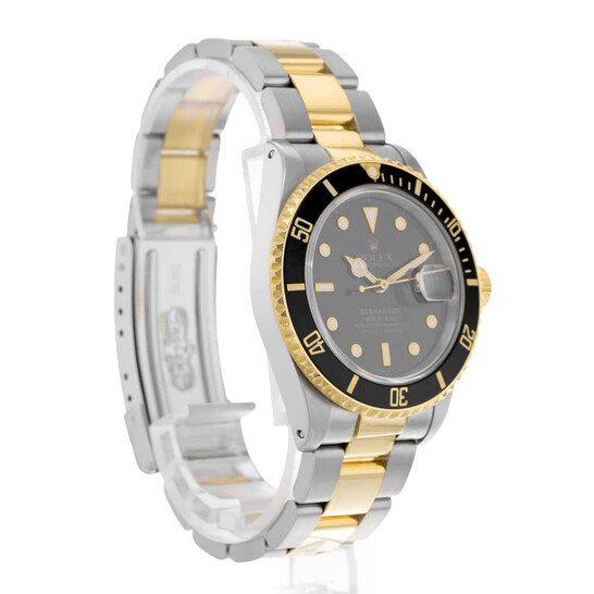 Rolex Pre-owned Rolex Submariner Date Automatic Chronometer Black Dial ...
