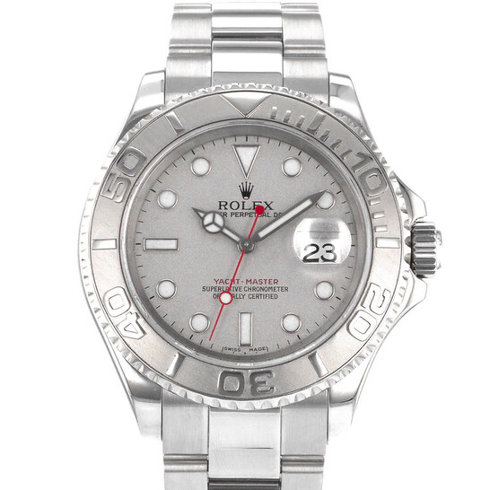 Rolex Pre-owned Rolex Yacht-Master 40 Automatic Chronometer Silver Dial ...