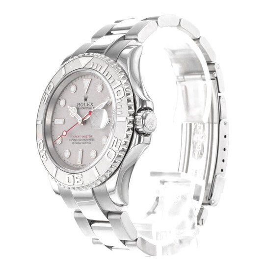 Rolex Pre-owned Rolex Yacht-Master 40 Automatic Chronometer Silver Dial ...