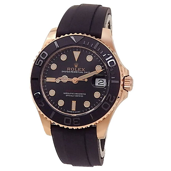 Rolex Pre-owned Rolex Yacht-Master Black Dial Unisex Watch 268655 ...