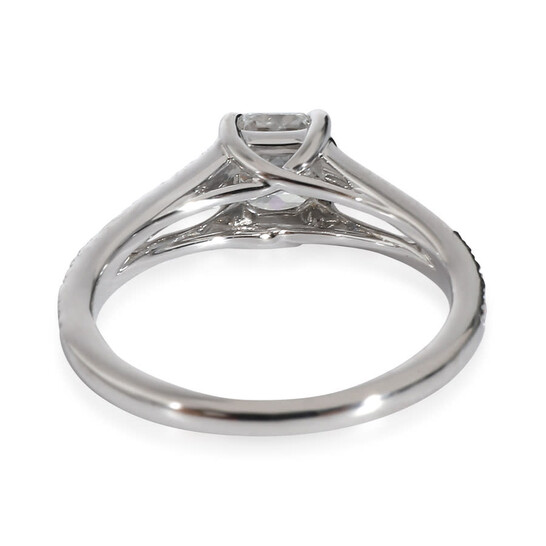 Tiffany & Co. Pre-Owned Tiffany & Co. Lucida Split Shank Diamond ...