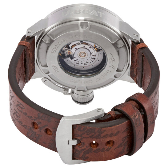 U-Boat Pre-owned U-Boat Classico Automatic Beige Dial Men's Watch 8106 ...