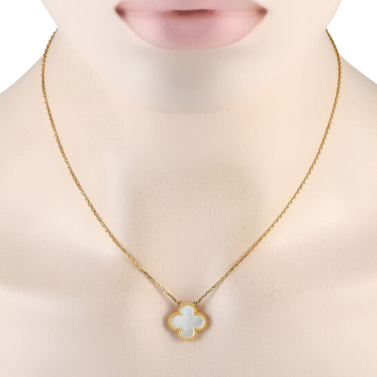 Van Cleef & Arpels Pre-Owned Van Cleef Arpels Alhambra 18K Yellow Gold ...