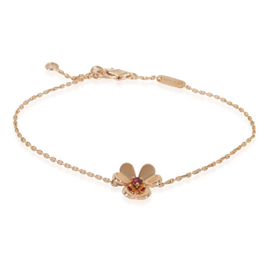 Van Cleef & Arpels Pre-Owned Van Cleef & Arpels Rose Gold Ruby Mini ...