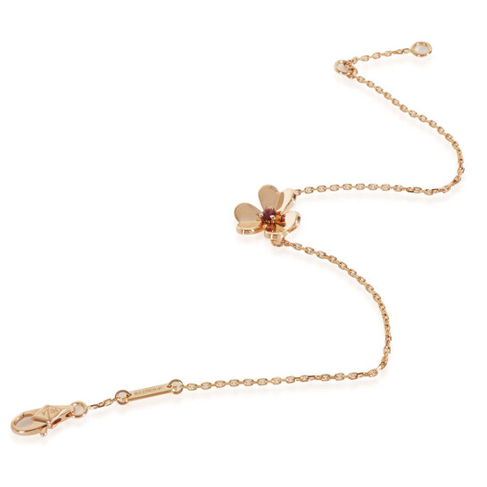 Van Cleef & Arpels Pre-Owned Van Cleef & Arpels Rose Gold Ruby Mini ...