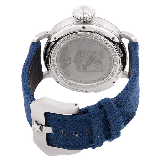 Zenith Pre-owned Zenith Limited Pilot Montre d'Aeronef Type 20 GMT Aviazione Navale Automatic ...