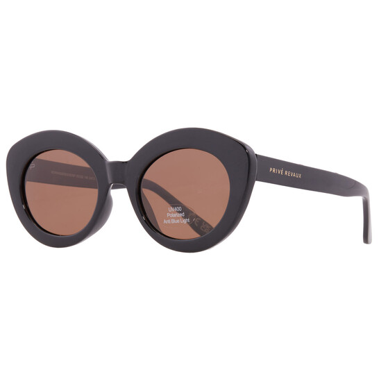 Prive' Revaux Brown Cat Eye Ladies Sunglasses MORNINGSIDE/S 0807/SP 50 ...
