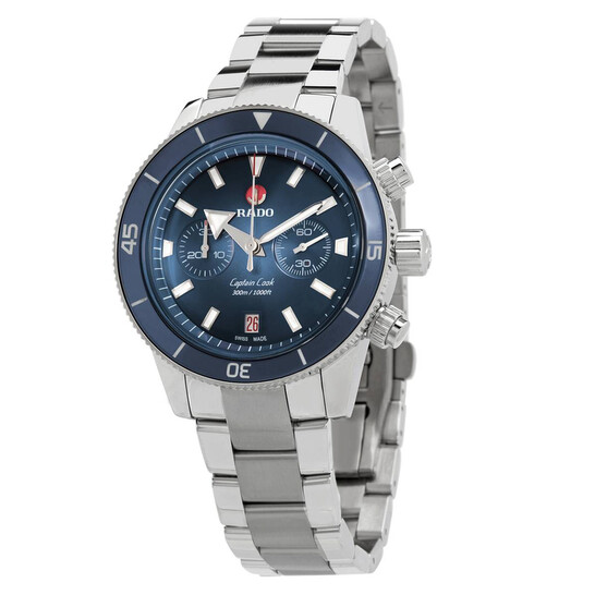 Rado Captain Cook Automatic Blue Dial Men's Watch R32145208 - Watches ...
