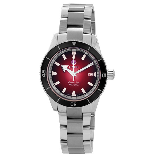 Rado Captain Cook Automatic Red Dial Men's Watch R32105353 - Watches ...