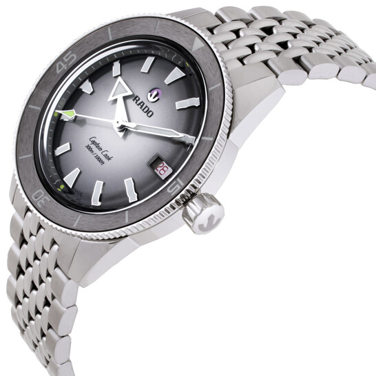 Rado Captain Cook X Tennis Automatic Grey Dial Men's Watch R32222108 ...
