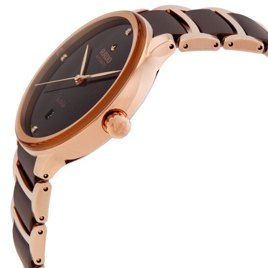 Rado Centrix Automatic Diamond Brown Dial Unisex Watch R30017712 ...