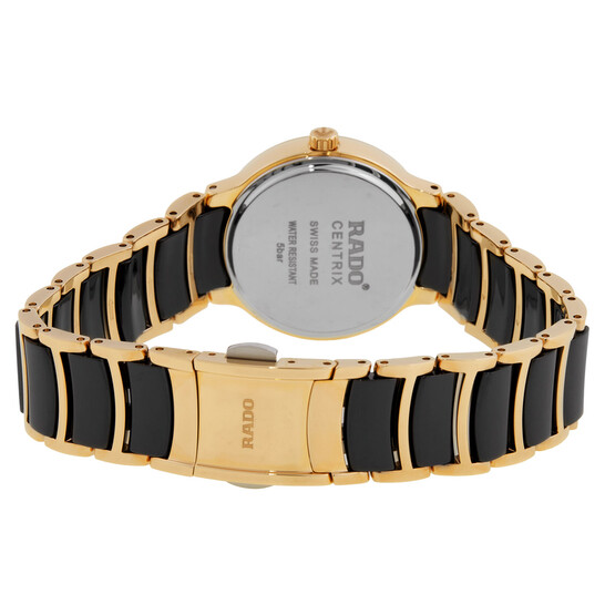 Rado Centrix Diamonds Quartz Black Dial Ladies Watch R30025712 ...