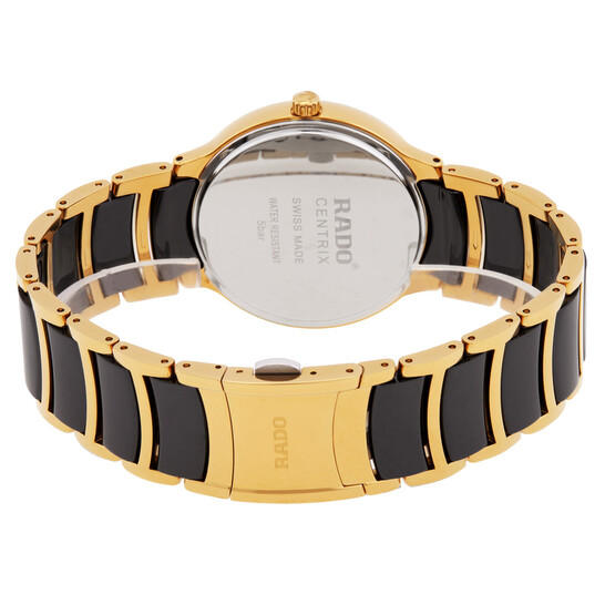 Rado Centrix Diamonds Quartz Black Dial Unisex Watch R30022712 ...