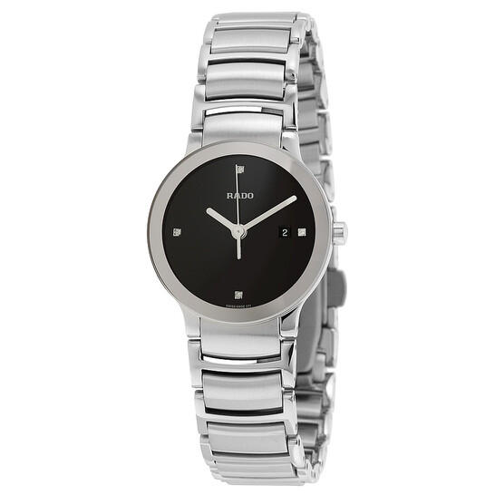 Rado Centrix Jubile Black Dial Ladies Watch R30928713 7612819041605 ...