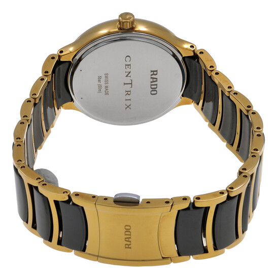 Rado Centrix Quartz Diamond Black Dial Ladies Watch R30039712 - Watches ...