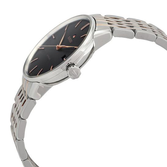 Rado Coupole Classic Automatic Black Dial Two-Tone Men's Watch ...