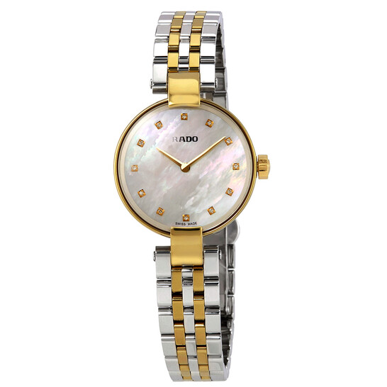 Rado Coupole Mother of Pearl Diamond Dial Ladies Watch R22887929 ...