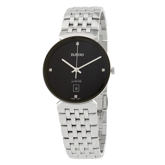 Rado Florence Quartz Diamond Black Dial Ladies Watch R48912713 ...