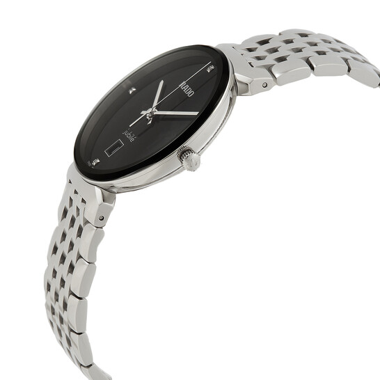 Rado Florence Quartz Diamond Black Dial Ladies Watch R48912713 ...