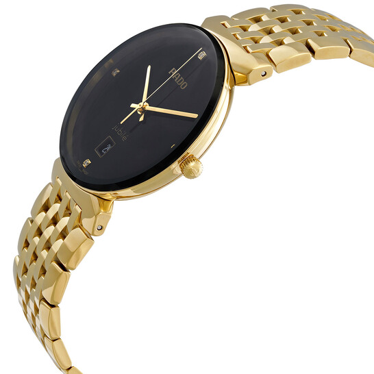 Rado Florence Quartz Diamond Black Dial Unisex Watch R48914703 ...