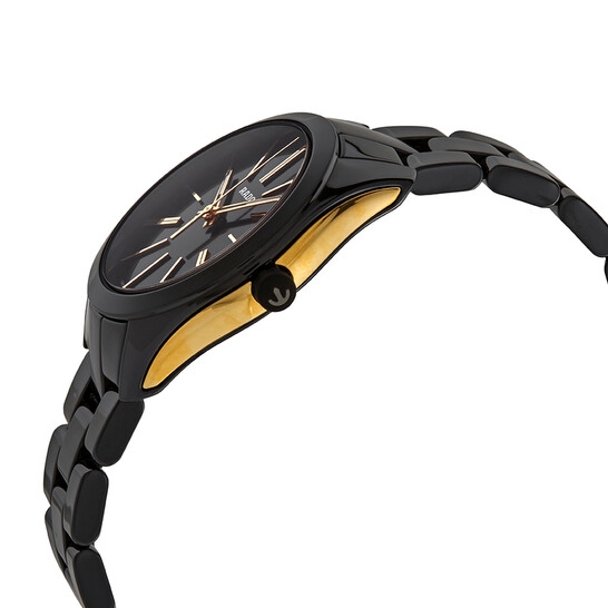 Rado HyperChrome Quartz Black Dial Ladies Watch R32214152 7612819047652 ...