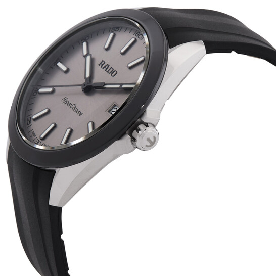 Rado HyperChrome Quartz Rhodium Sunray Dial Men's Watch R32280109 ...