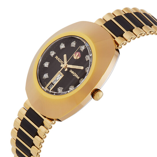 Rado Original Automatic Diamond Black Dial Unisex Watch R12413614 ...