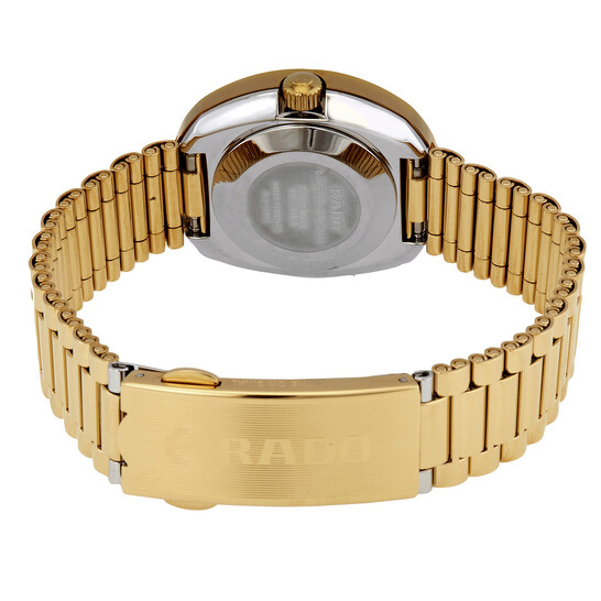 Rado Original Yellow Gold Dial Automatic Ladies Watch R12416653 ...