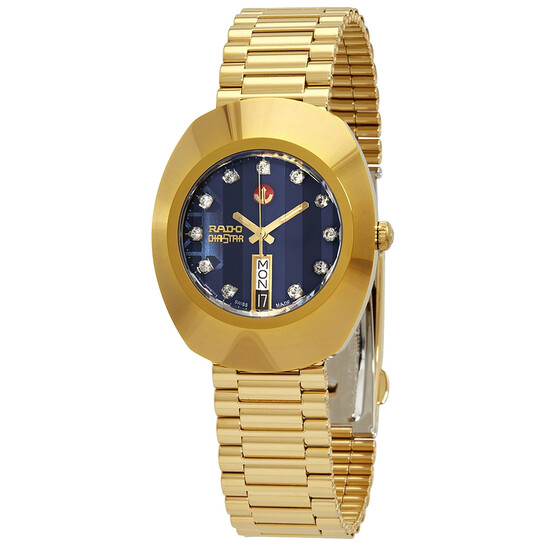 Rado The Original Automatic Blue Dial Men's Watch R12413523 ...