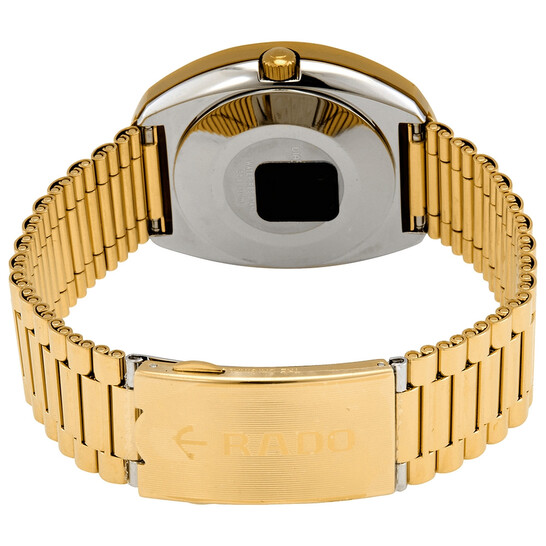 Rado The Original Automatic Gold Dial Yellow Gold PVD Men's Watch ...