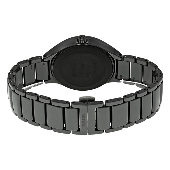 Rado True Automatic Black Dial Black Ceramic Men's Watch R27056152 ...