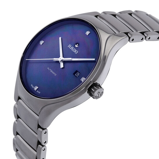 Rado True Round Automatic Diamond Unisex Watch R27110872 - Watches ...