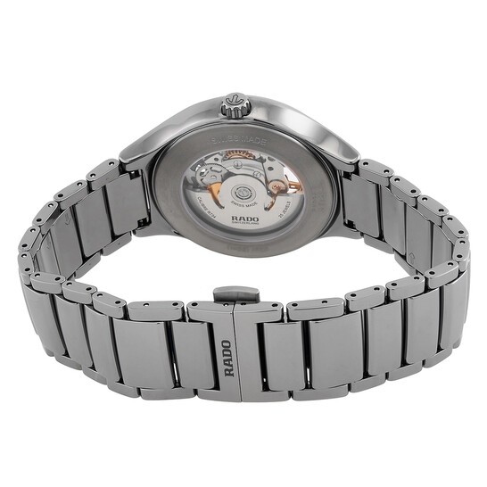 Rado True Round Automatic Open Heart Grey Dial Unisex Watch R27108112 ...