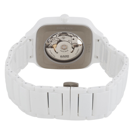 Rado True Square Open Heart Automatic White Dial Unisex Watch R27073712 ...