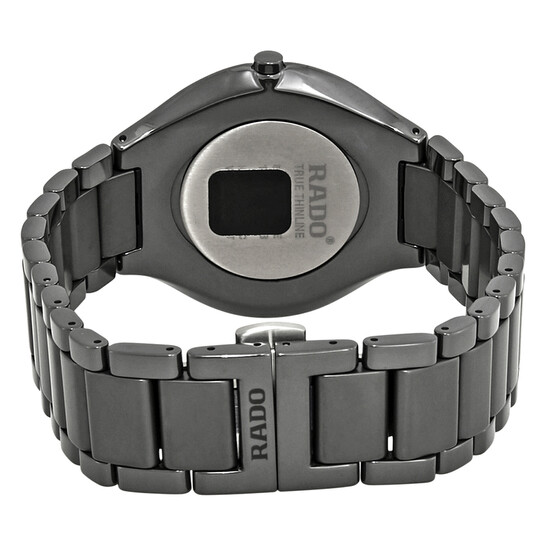 Rado True Thinline Black Dial Men's Watch R27262102 7612819054285 ...