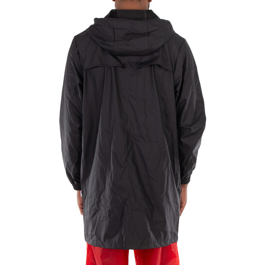 Rains Men's Black Long Cargo Jacket, Size Small 19850-01 BLACK ...