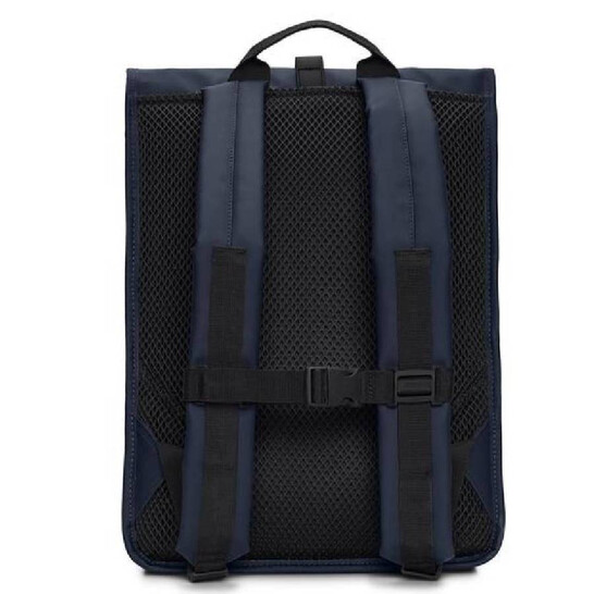 Rains Navy Waterproof Rolltop Rucksack 13320-NAVY 5711747561062 ...