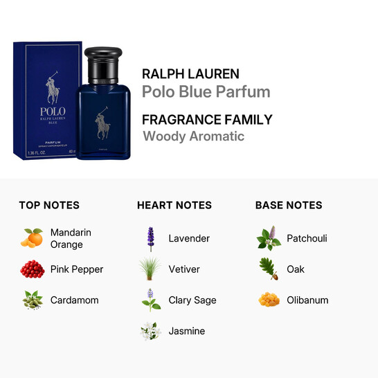 Ralph Lauren Mens Polo Blue Parfum 136 Oz Fragrances 3605972697066 1782
