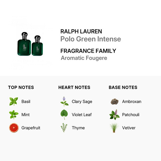 Ralph Lauren Men's Polo Green Intense Gift Set Fragrances 3605972714404 ...