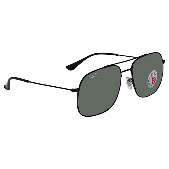 Ray-Ban Andrea Green Classic Navigator Unisex Sunglasses RB3595 90149A ...