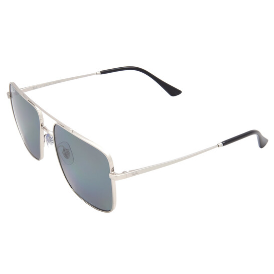Ray-Ban ARI Polarized Dark Grey Square Unisex Sunglasses RB3758 003/81 ...