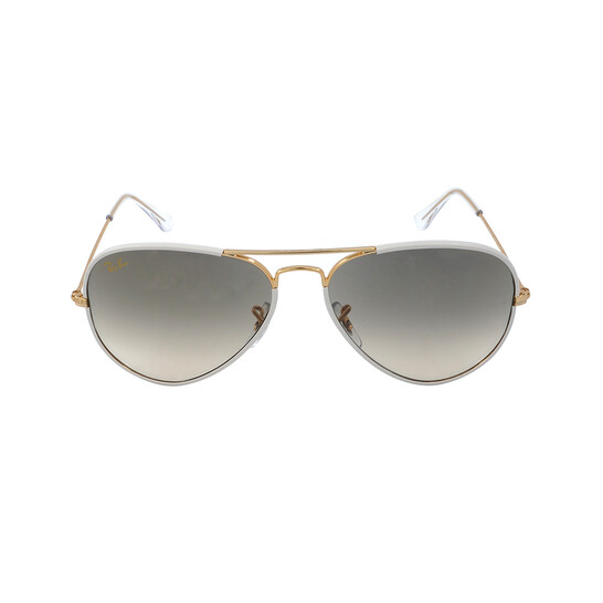 Ray-Ban Aviator Full Color Legend Light Grey Gradient Unisex Sunglasses ...