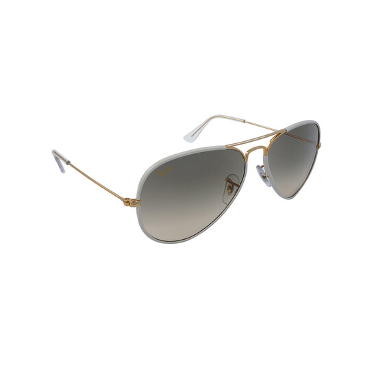 Ray-Ban Aviator Full Color Legend Light Grey Gradient Unisex Sunglasses ...