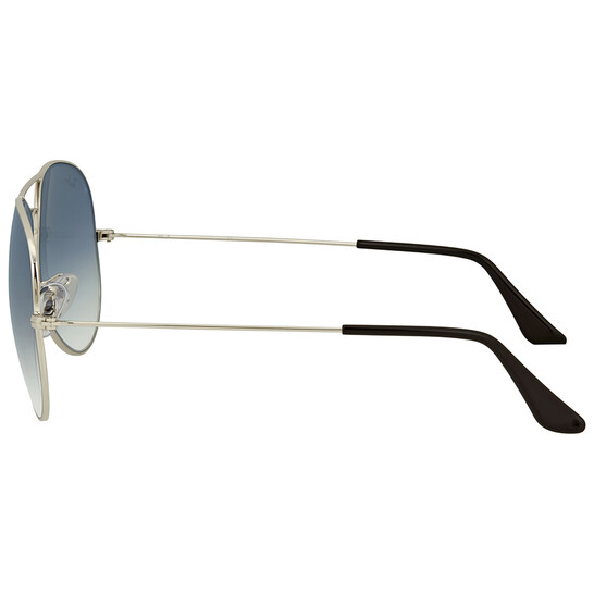 Ray-Ban Aviator Gradient Light Blue Gradient Unisex Sunglasses RB3025 ...