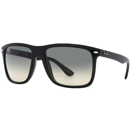 Ray-Ban Boyfriend Two Light Grey Gradient Square Unisex Sunglasses ...