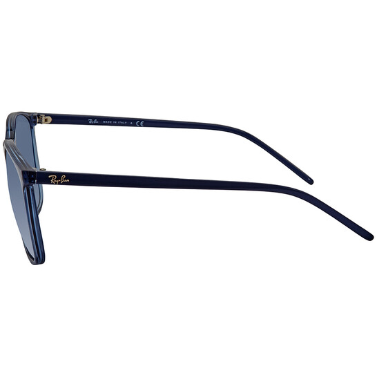 Ray-Ban Dark Blue Square Unisex Sunglasses RB4387 639980 56 ...