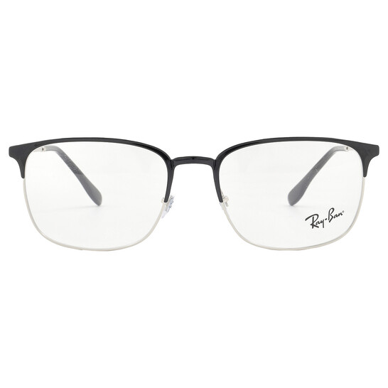 Ray-Ban Demo Rectangular Men's Eyeglasses RX6494 2861 54 8056597840712 ...